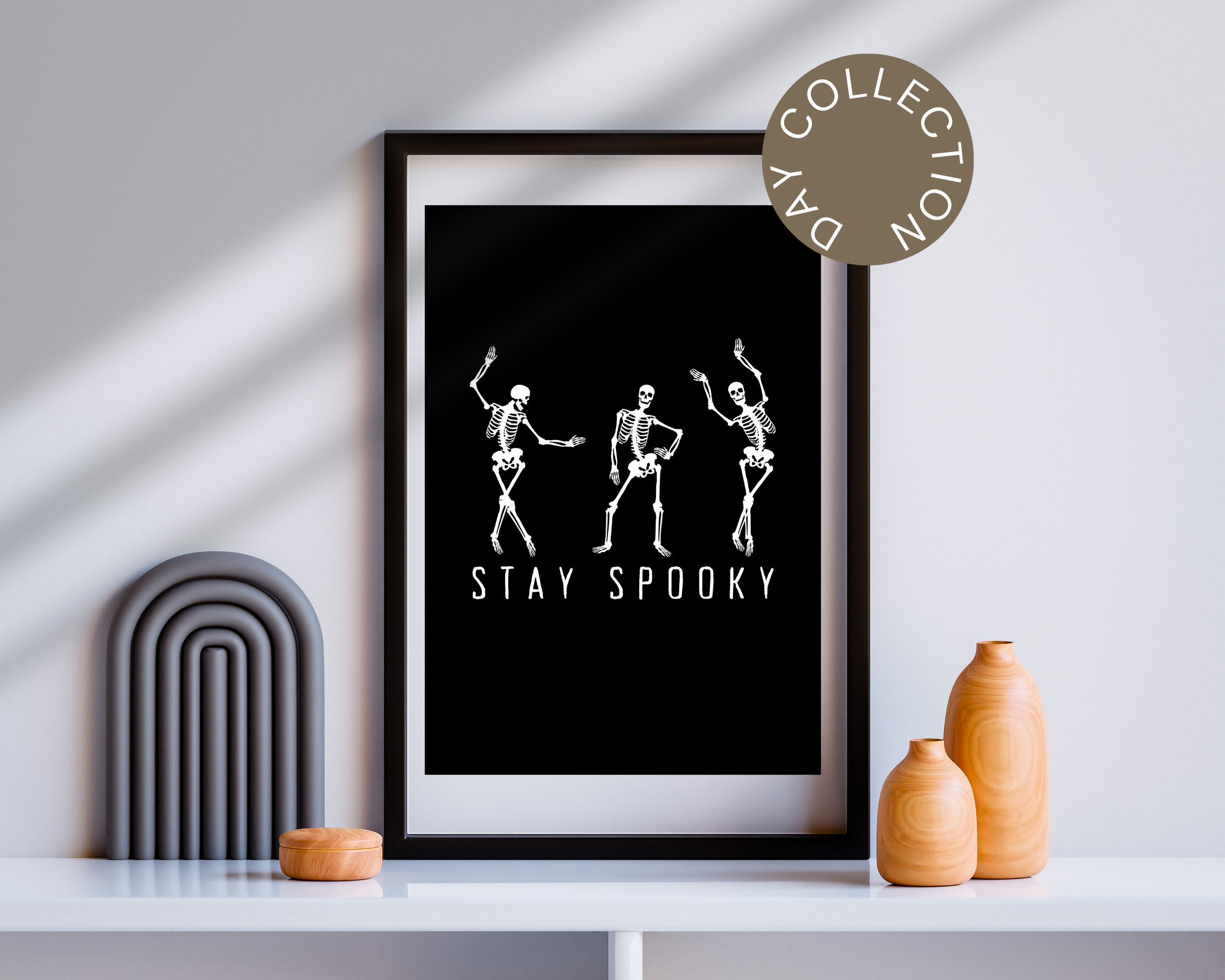 Stay Spooky Skeletons Spooktacular Halloween Digital Print: Hauntingly ...