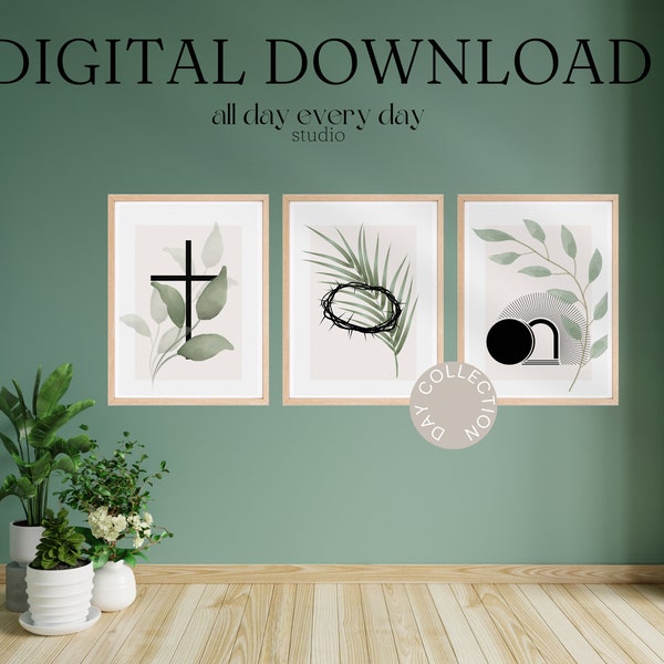 Minimalist Christian Art Three Set - Etsy