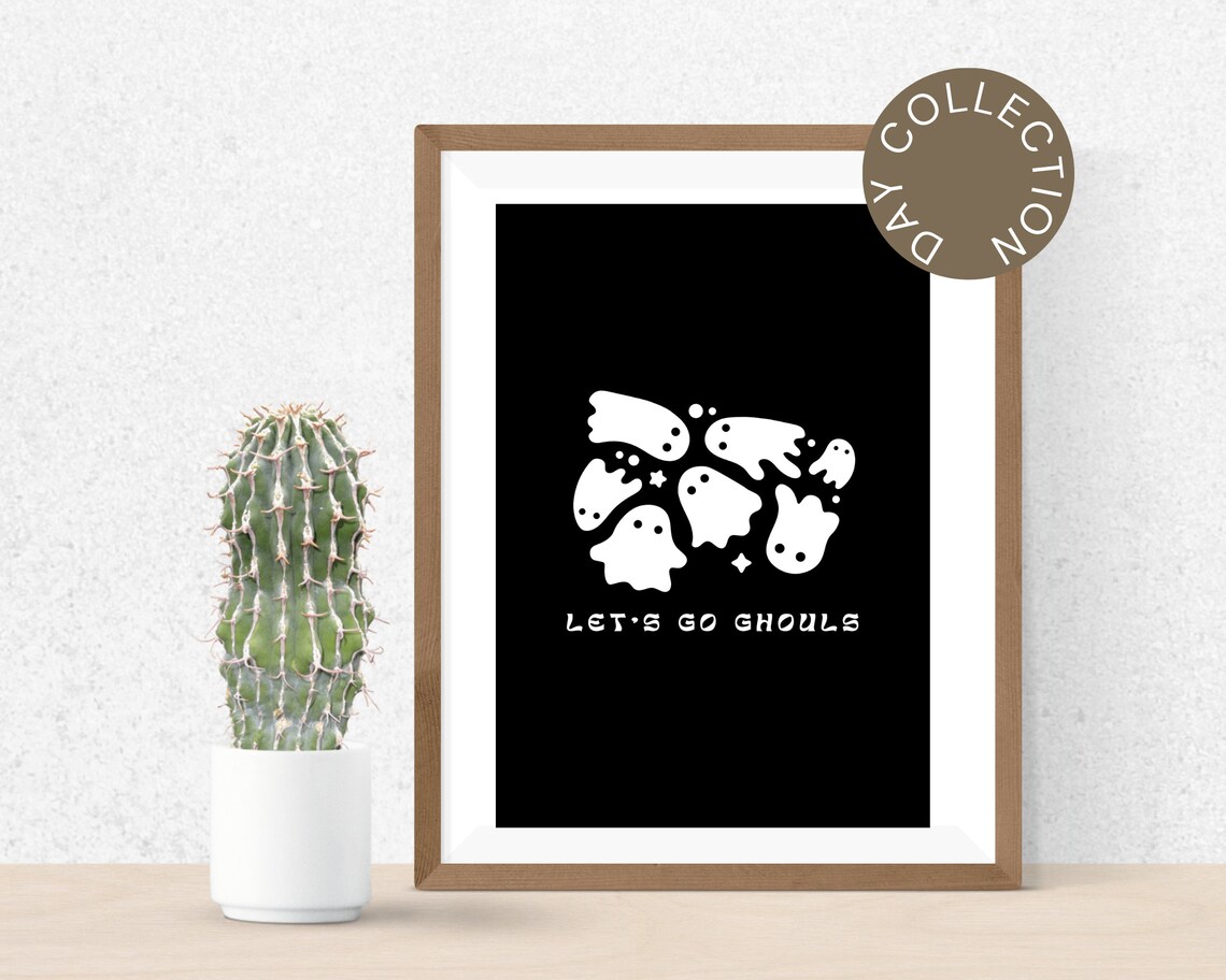Let's Go Ghouls Spooktacular Halloween Digital Print: Hauntingly ...