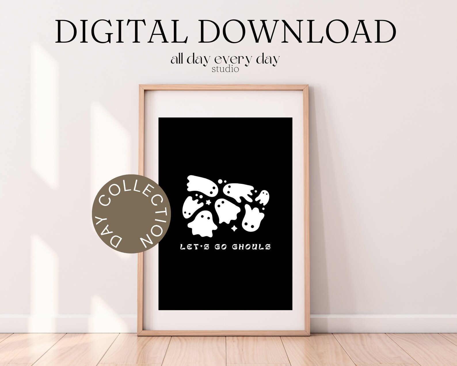 Let's Go Ghouls Spooktacular Halloween Digital Print: Hauntingly ...