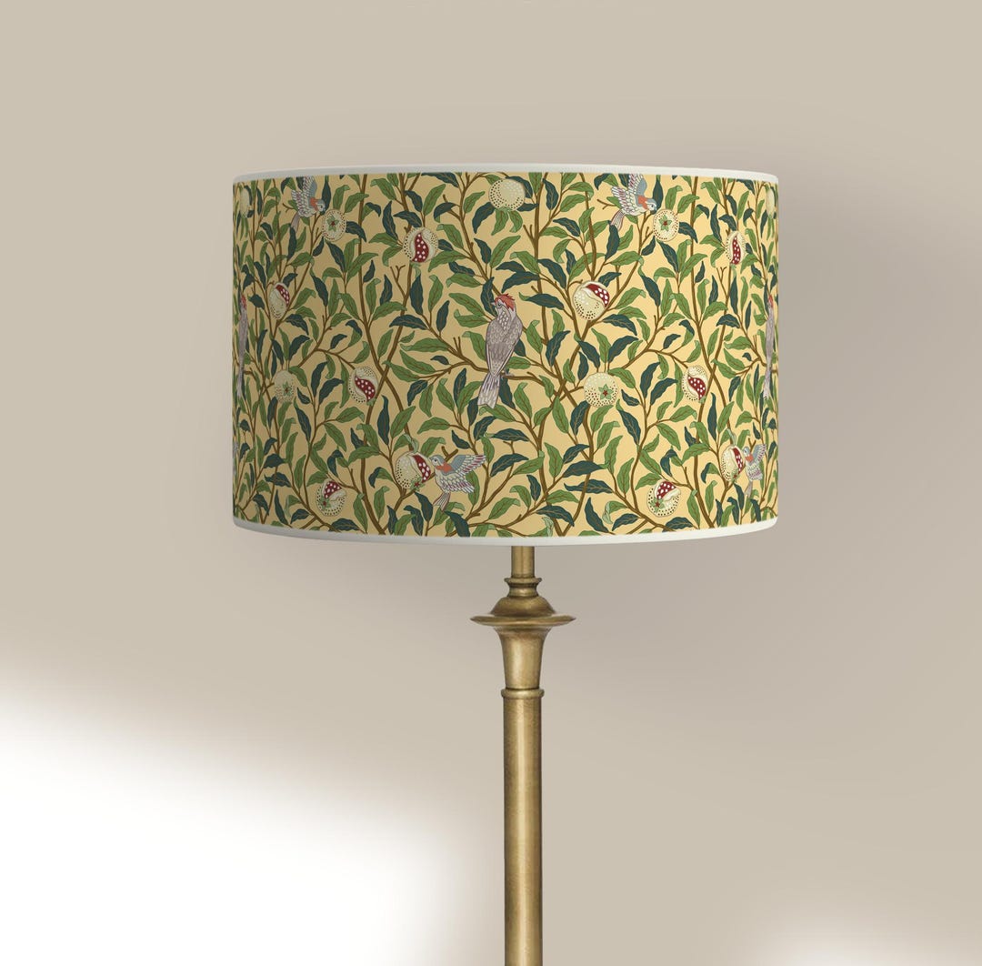 Lampshade for Table Lamp - Nature-inspired Lampshade With Birds and ...