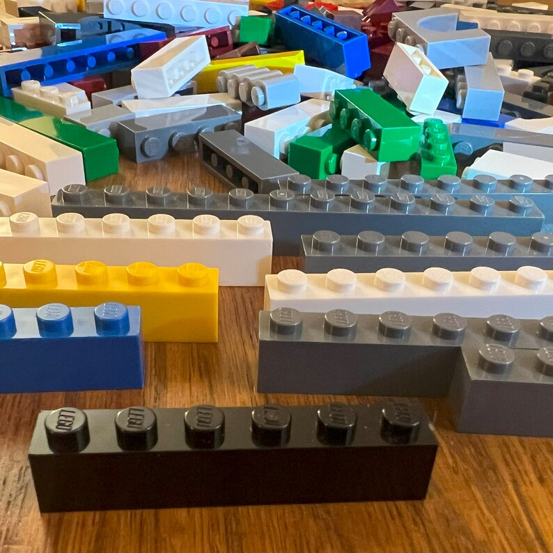 1/2 Lb Long Skinny Lego Bricks and Some Arches Only One Stud Wide ...