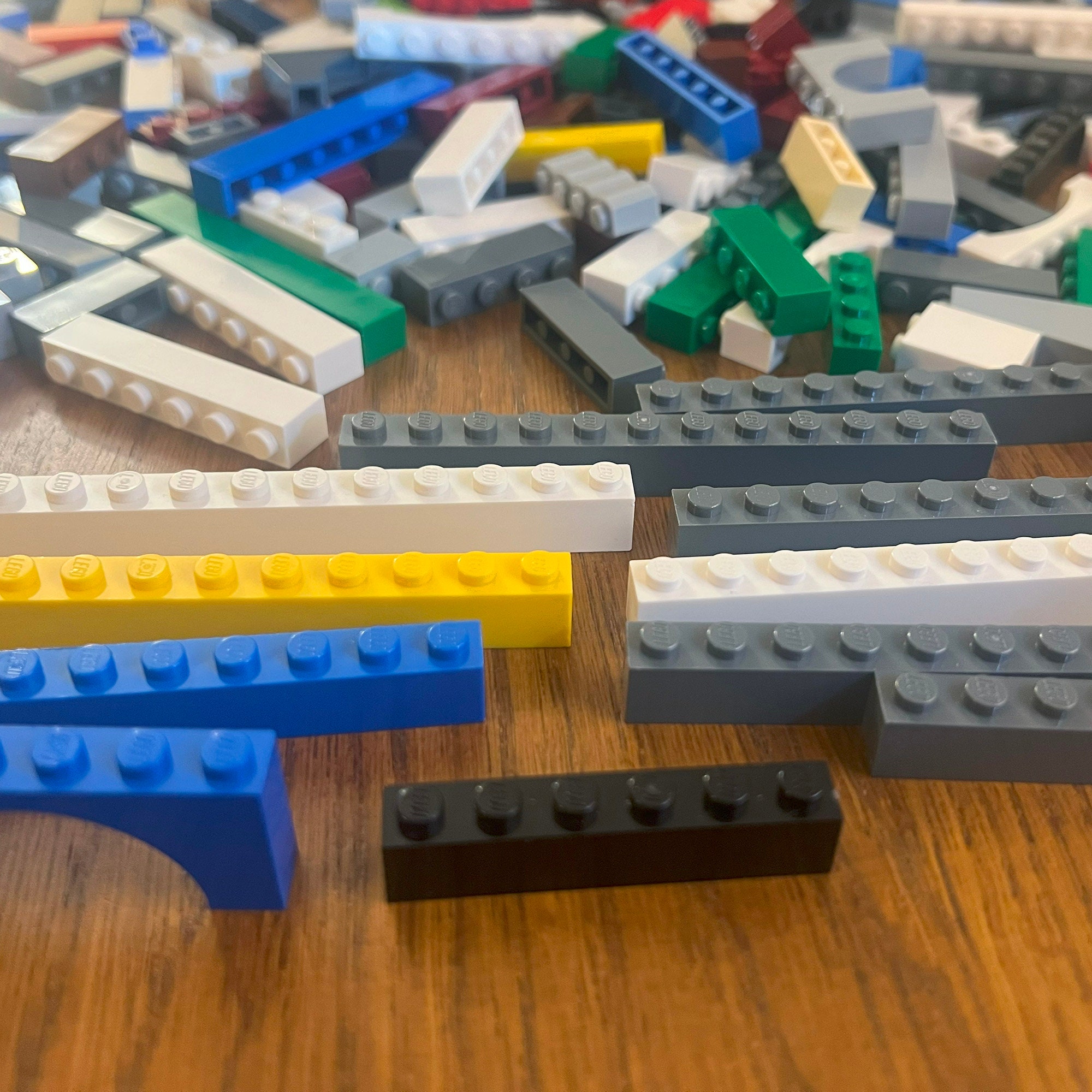 1/2 Lb Long Skinny Lego Bricks and Some Arches Only One Stud Wide ...