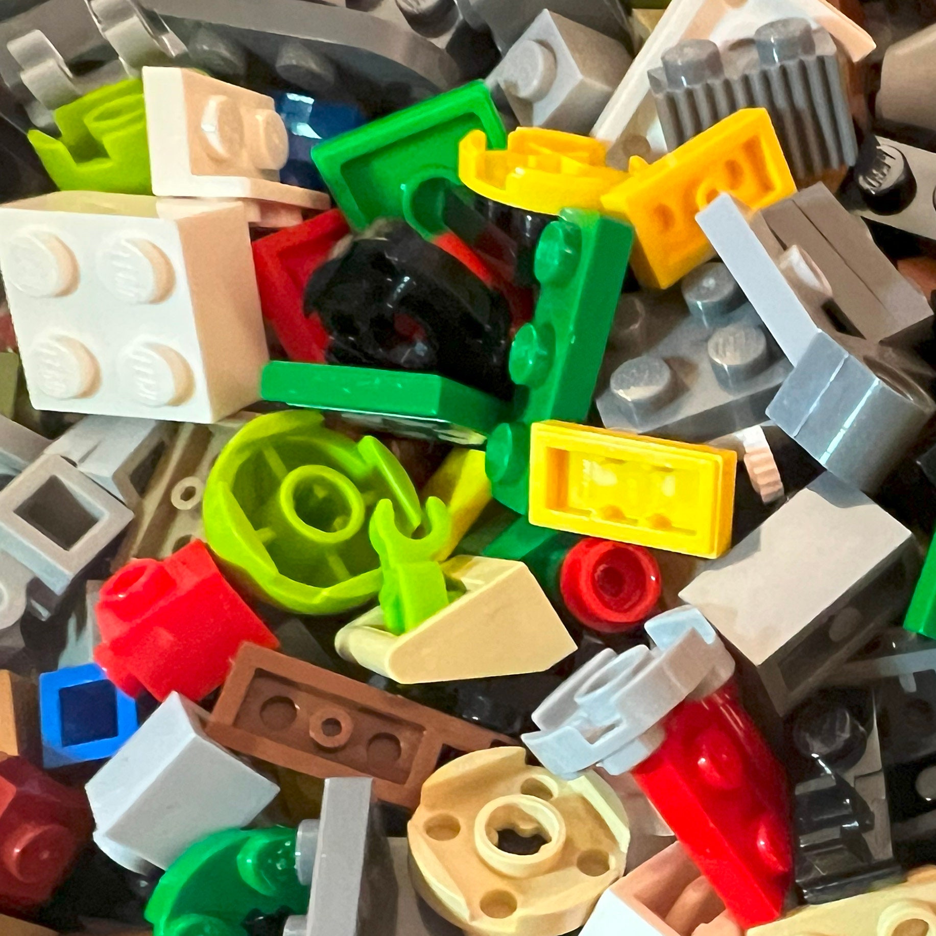 1/2 Lb of Hand-picked Small Lego Parts, All Types and Colors Used Legos ...