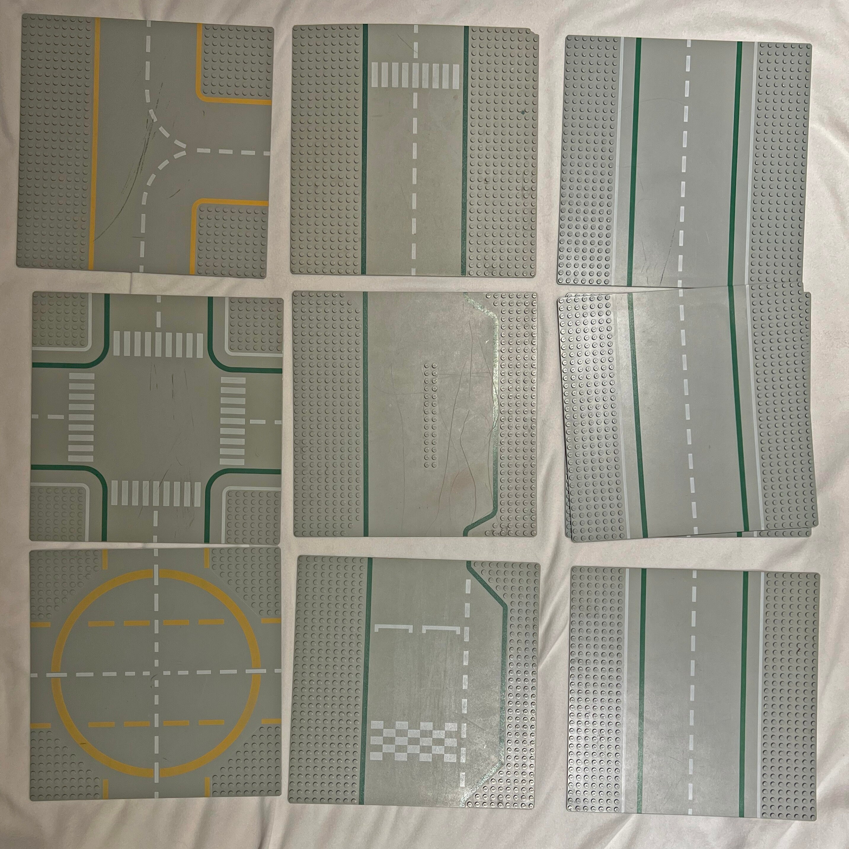 Vintage Lego Roads Used Legos Road Plates Used Lego Roads and Plates ...