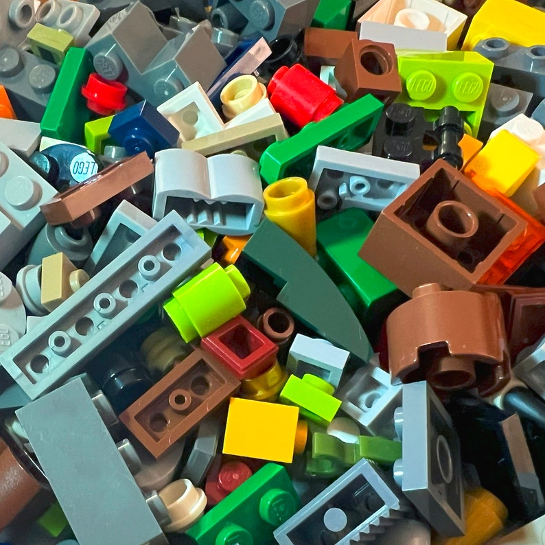1/2 Lb of Hand-picked Small Lego Parts, All Types and Colors Used Legos ...