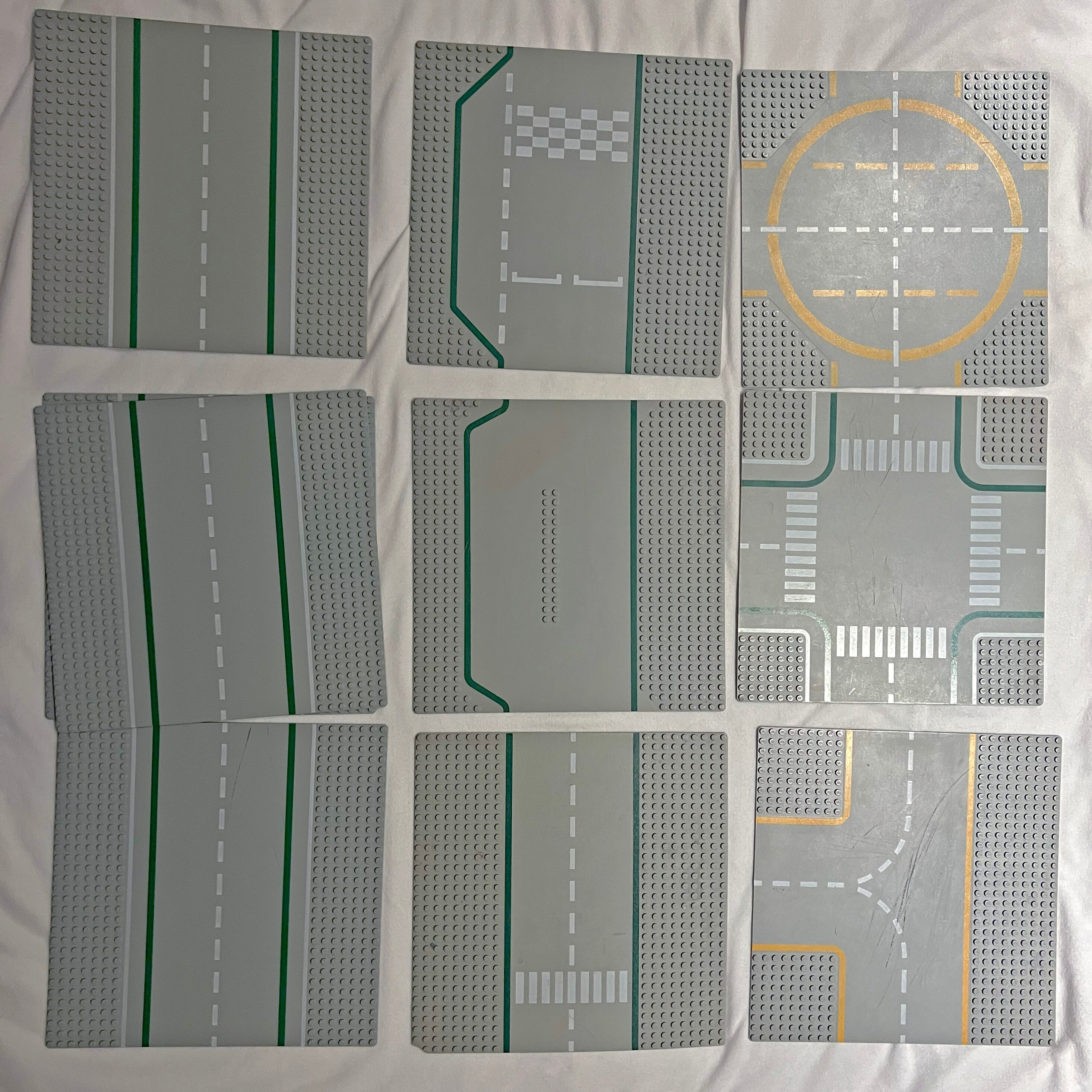 Vintage Lego Roads Used Legos Road Plates Used Lego Roads and Plates ...