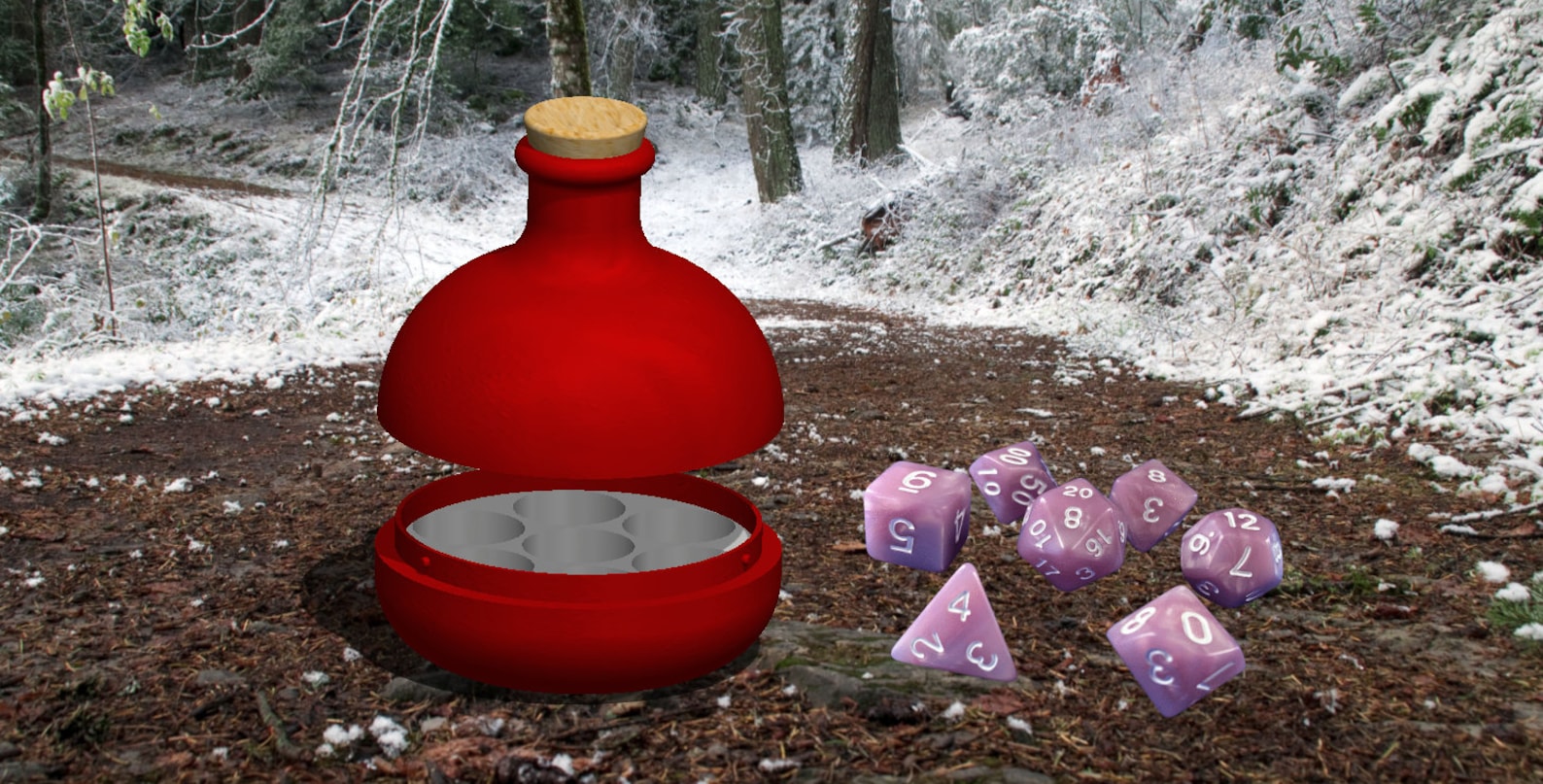 Potion Dice Holder 3D Stl. File - Etsy