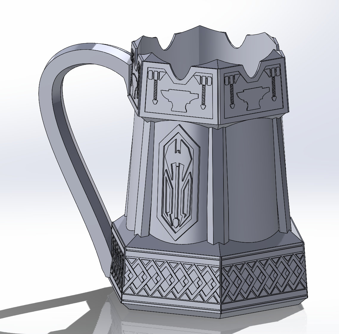 Dwarven Soda Can Mug .stl - Etsy