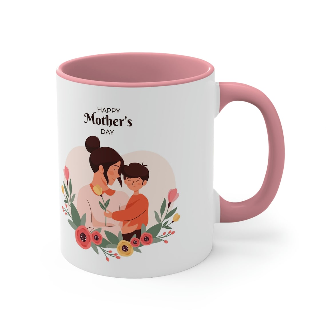 Happy Mother's Day Coffee Mug Mother and Son - Etsy