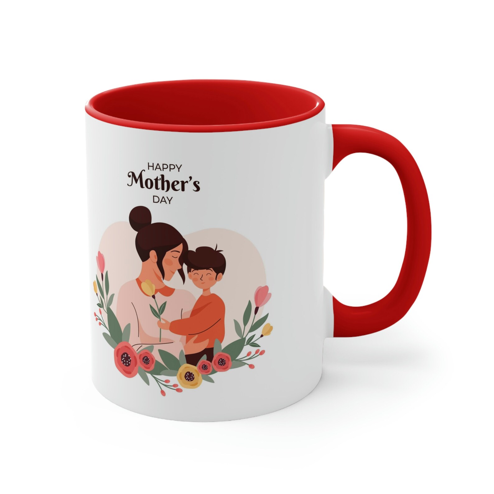 Happy Mother's Day Coffee Mug Mother and Son - Etsy