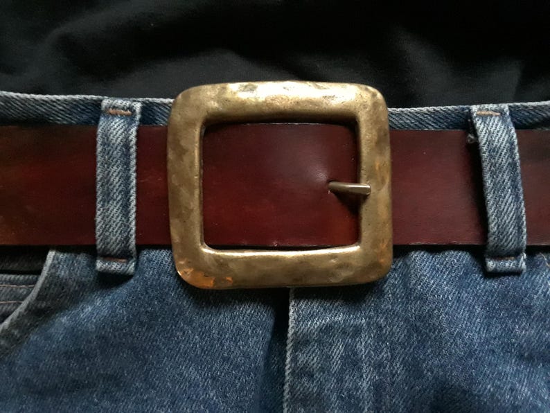 Brass Large Vintage Rare Buckle - Etsy