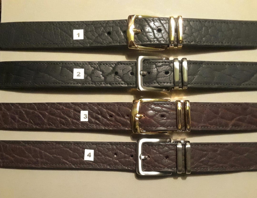 Buffalo Leather Dress Belts - Etsy