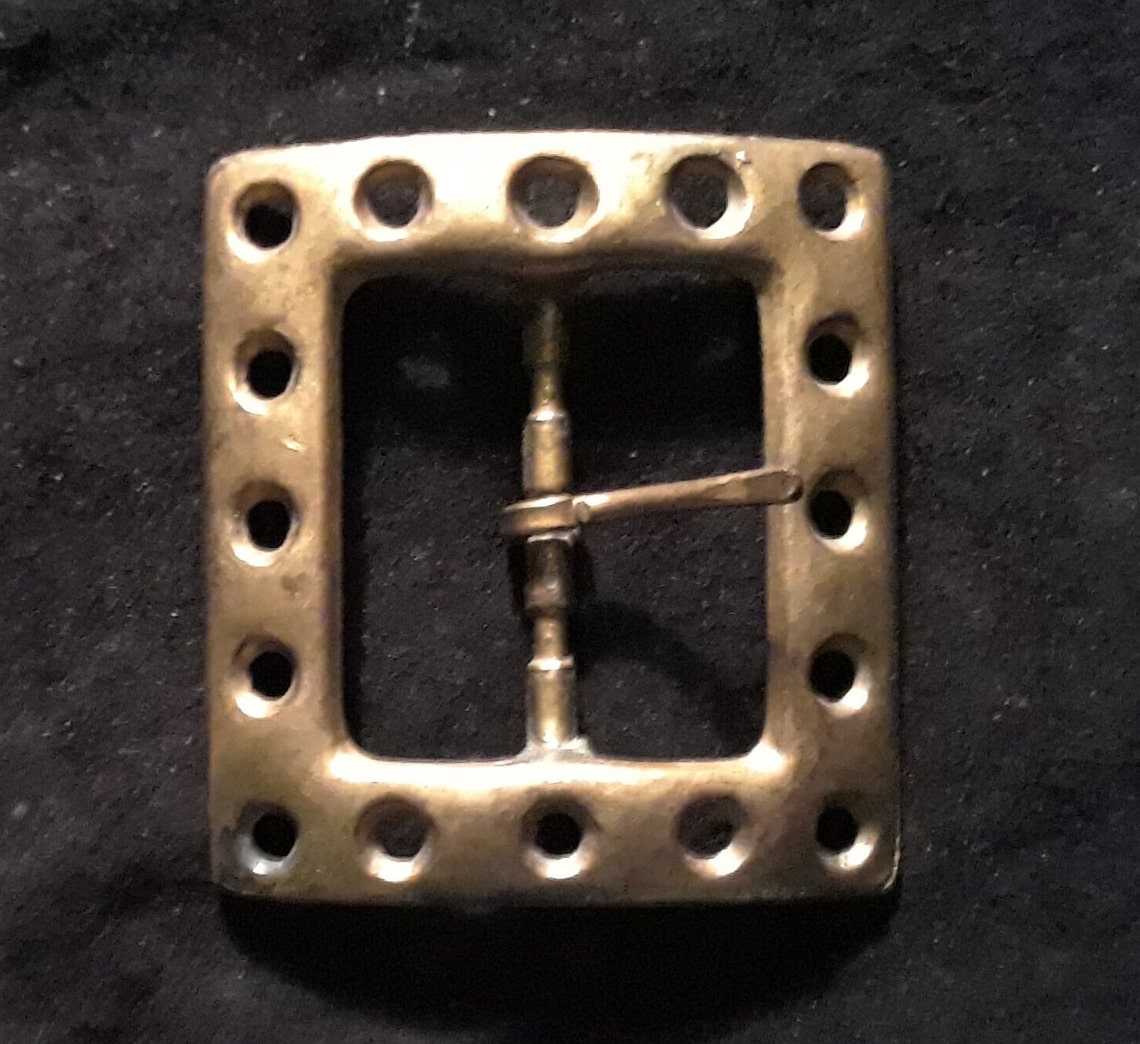 Rare Vintage Brass Traditional Buckle - Etsy