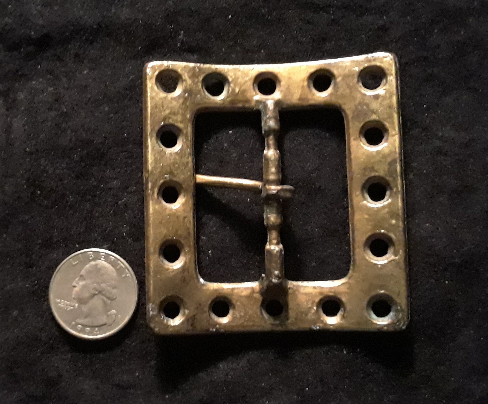 Rare Vintage Brass Traditional Buckle - Etsy