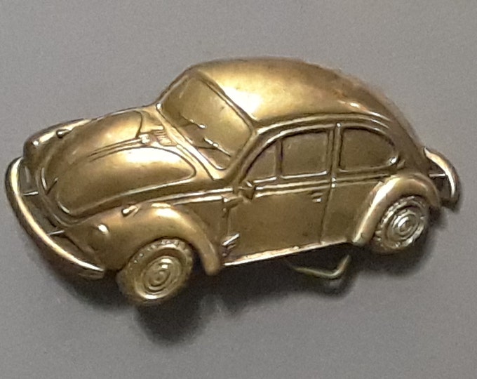 Vintage VW Belt Buckle 1970s Brass Volkswagen Logo Belt Buckle 70s VW ...