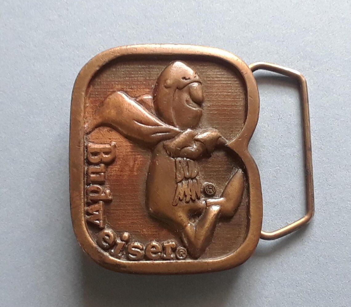 Budweiser Original Budman Buckle - Etsy