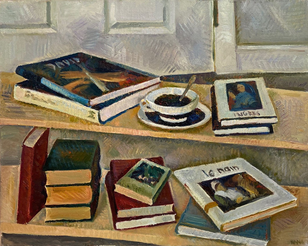 Still Life With Books - Etsy