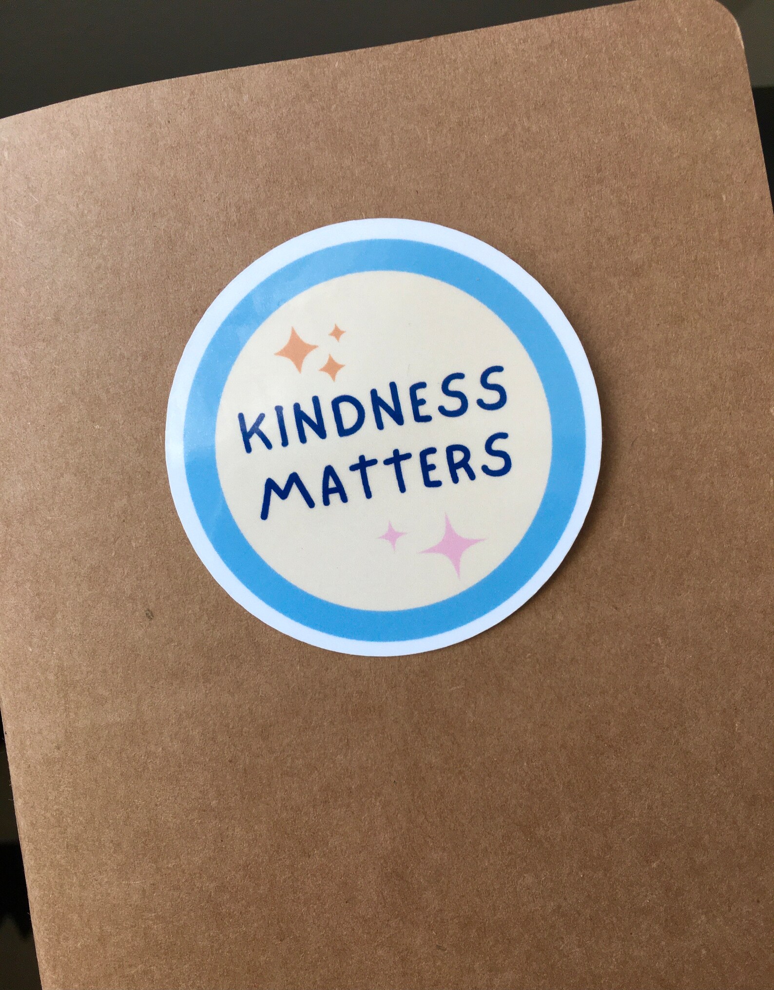 Kindness Matters Sticker, Water Bottle Laptop Sticker, Positive Message ...
