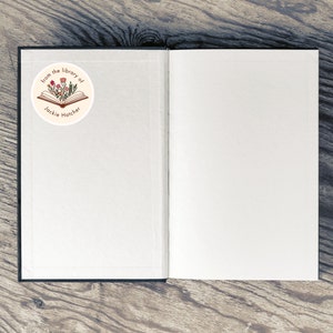 Customized Book Plates, Personalized Name Tags for Books, From the ...