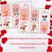 Printable Dog Valentine's Day Cards, Classroom Cards for Kids, Gift ...