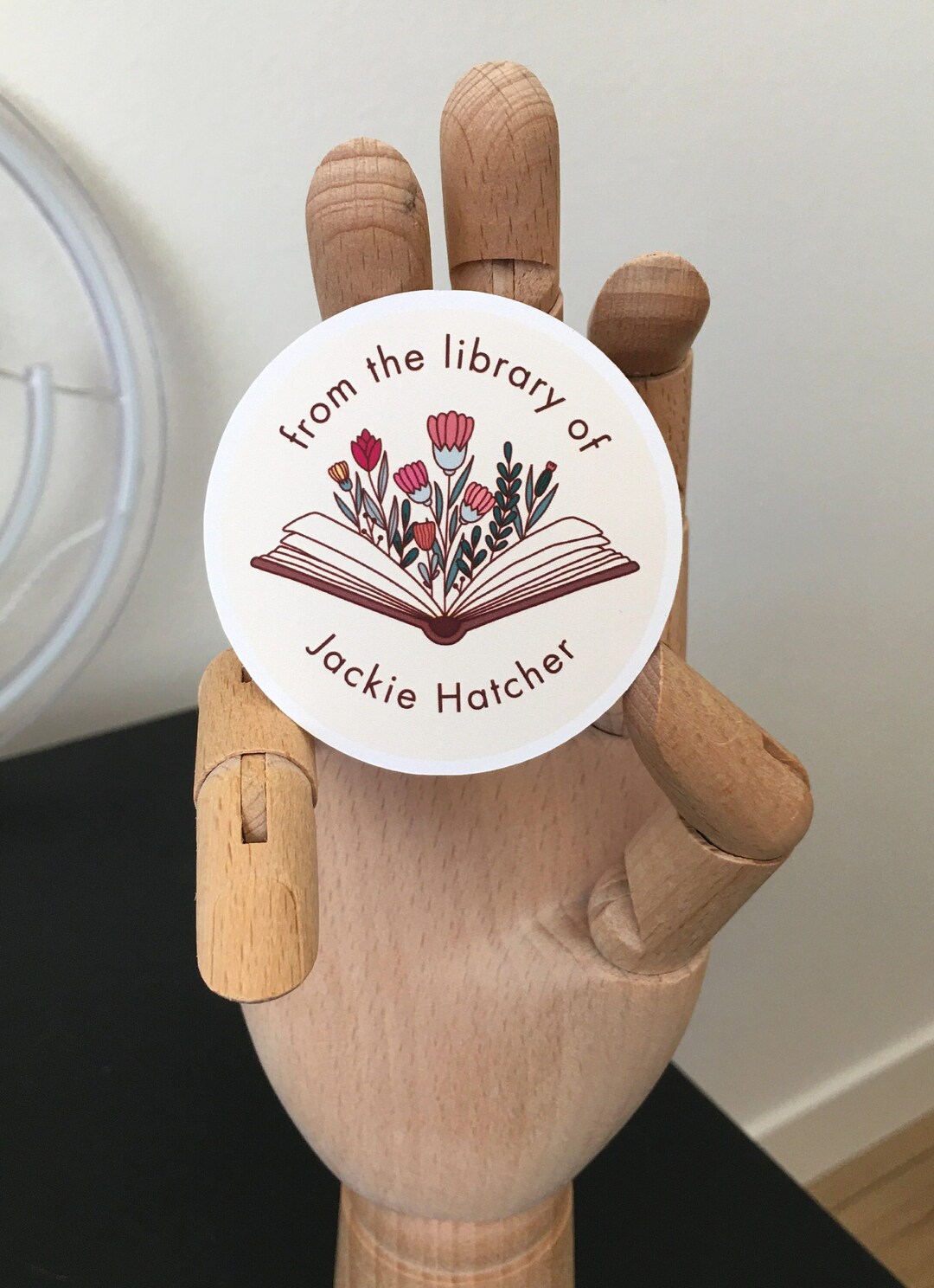 Customized Book Plates, Personalized Name Tags for Books, From the ...