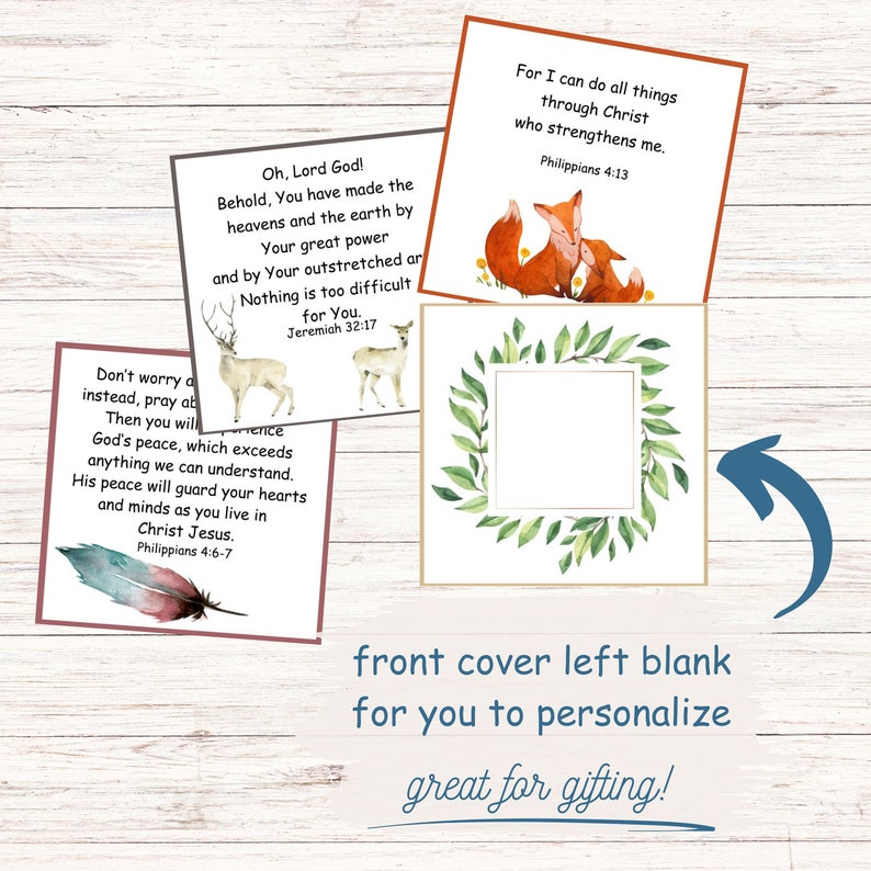 19 Printable Bible Verse Cards for Anxiety, Scripture Memorization ...