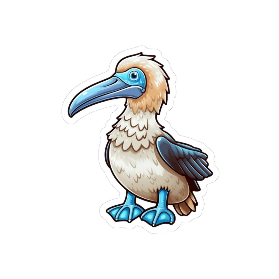 Blue Footed Booby Cute Sticker - Etsy