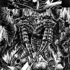 Berserker Armor -berserk - Print Format A3 (42x29.7cm-11.7x16.5in) - Etsy