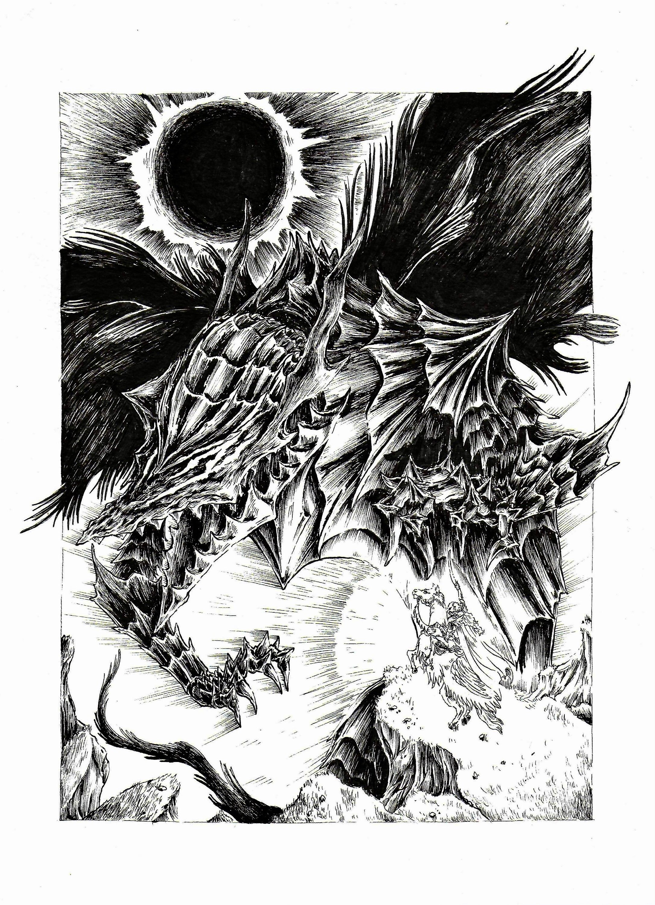 Berserk Manga Dragon