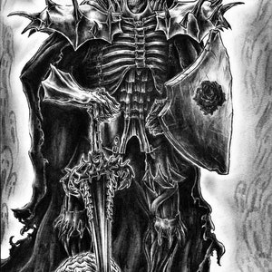 Skull Knight - Berserk - Print Format A3 (42x29.7cm-11.7x16.5in) - Etsy