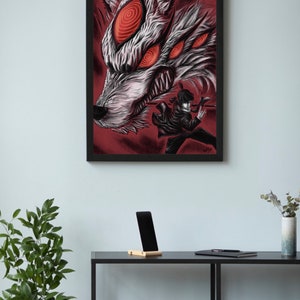 Aki X Fox Devil - Chainsawman - Print Format A3 (42x29.7cm-11.7x16.5in ...