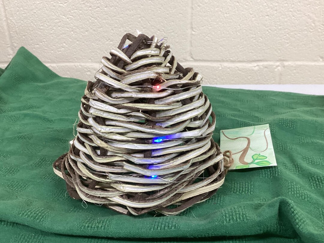 Small Kudzu Tree With Colored Lights - Etsy