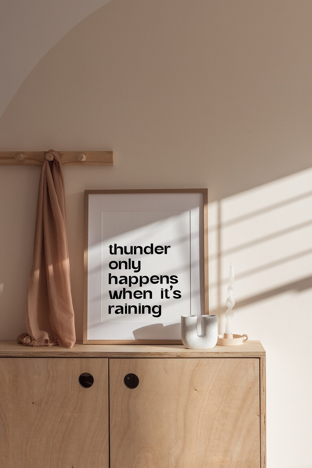 Thunder, Wall Art, Quotes, Digital Print - Etsy