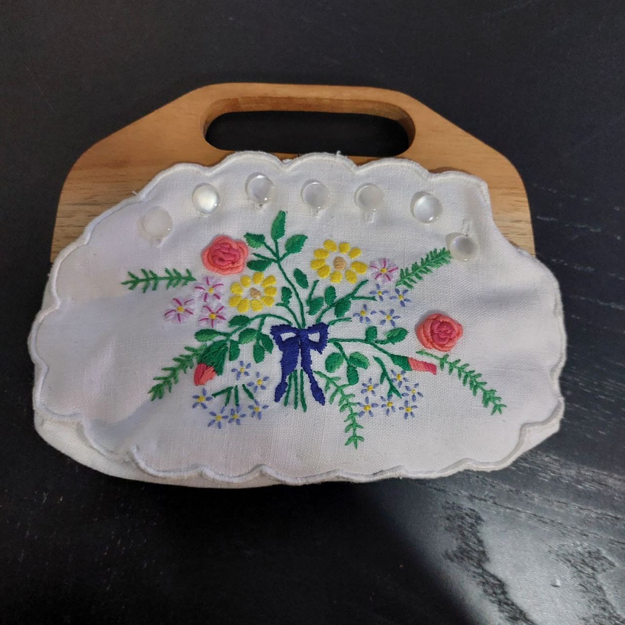 Vintage Jamaica Boho Linen Cottage Core Handbag Floral - Etsy