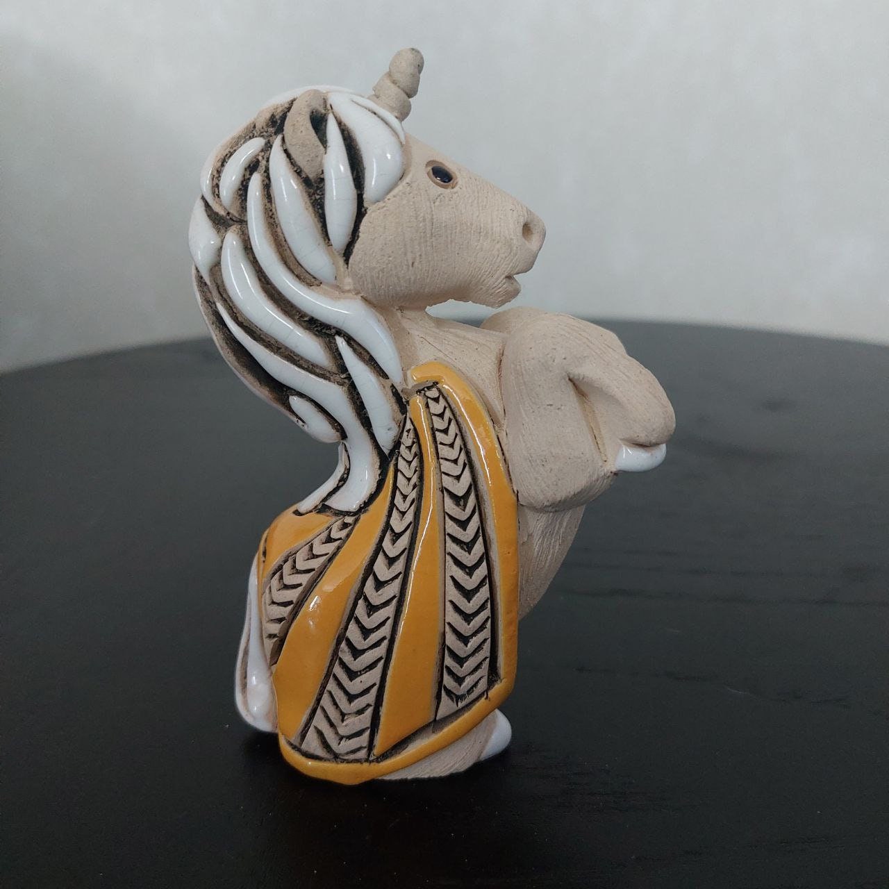 Vintage Artesania Rinconada Unicorn Figurine Art Clay Retired Uruguay ...