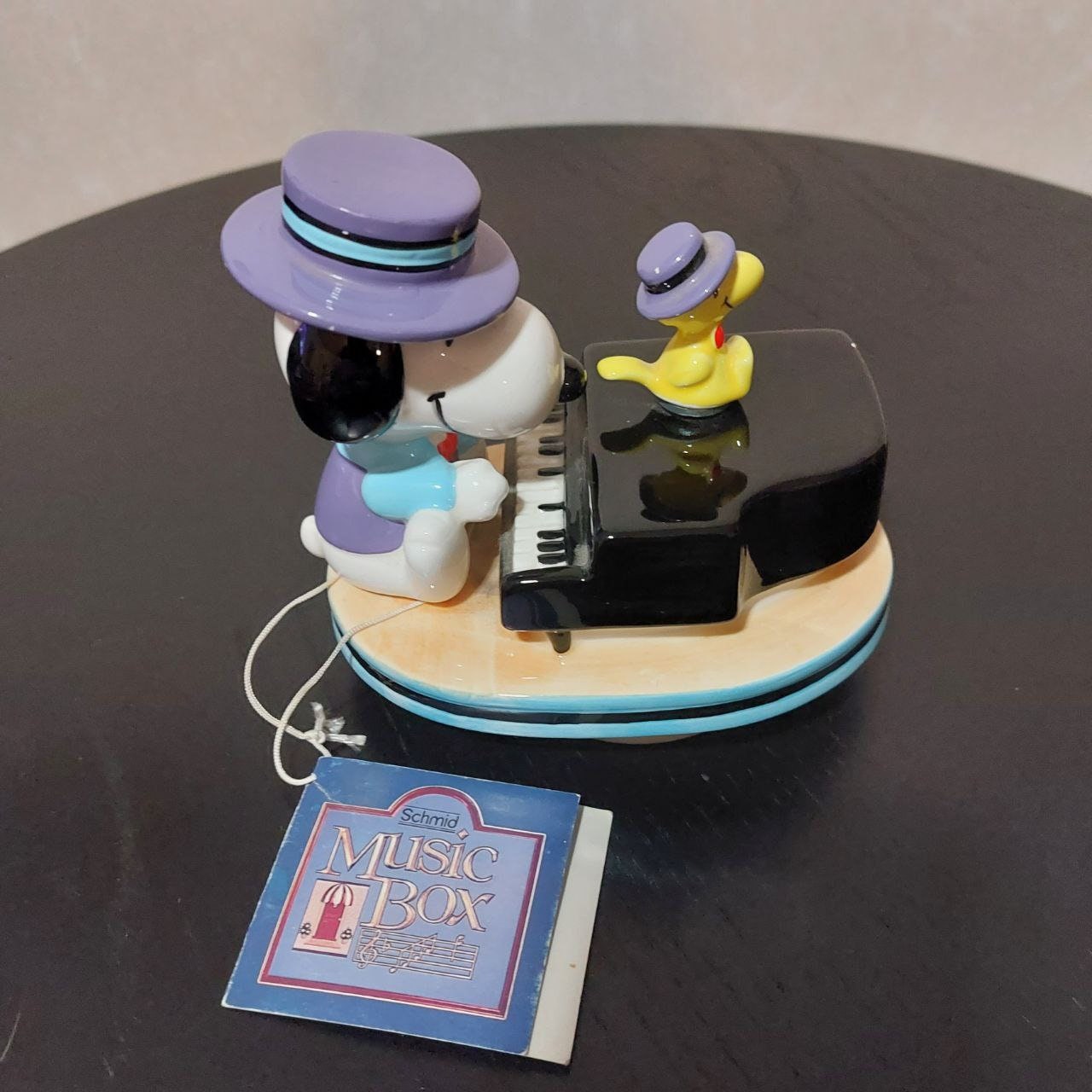 Schmid Snoopy & Woodstock Ceramic Music Box, Plays 'the Entertainer' - Etsy