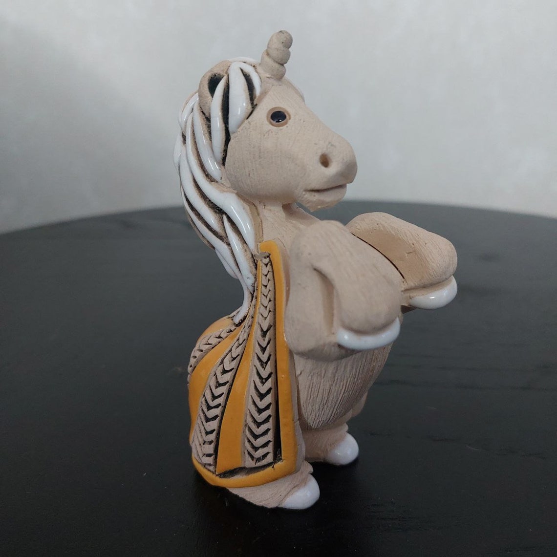 Vintage Artesania Rinconada Unicorn Figurine Art Clay Retired Uruguay ...