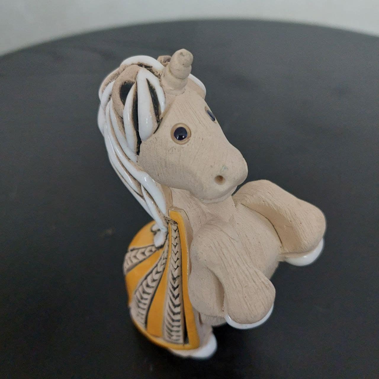Vintage Artesania Rinconada Unicorn Figurine Art Clay Retired Uruguay ...