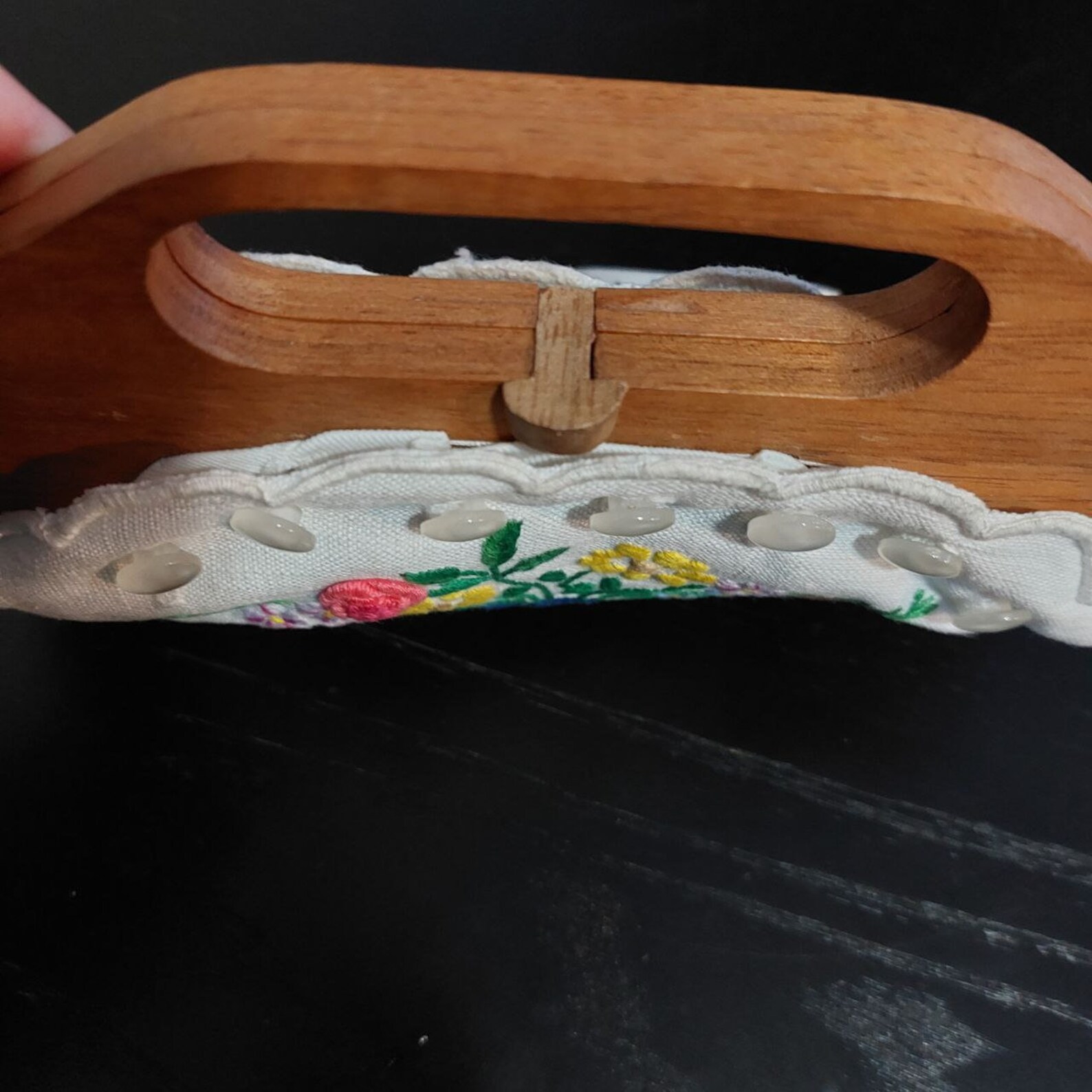 Vintage Jamaica Boho Linen Cottage Core Handbag Floral - Etsy