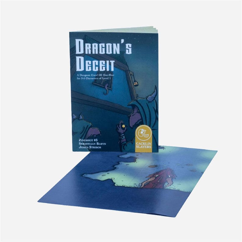 Dragon's Deceit Dnd 5E One-shot | Level 1 Adventure Zine - Etsy Australia