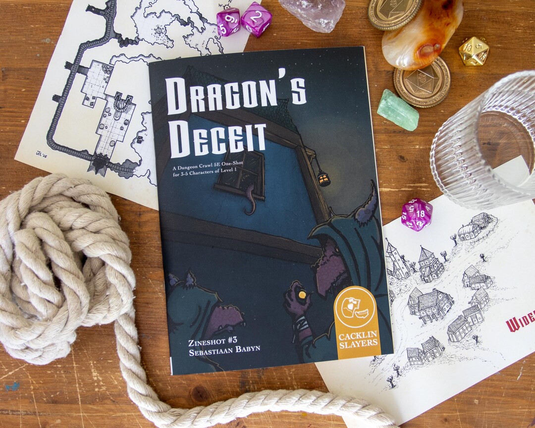 Dnd 5E Zine | Level 1 One-shot | Dragon's Deceit | Dungeons N Dragons ...