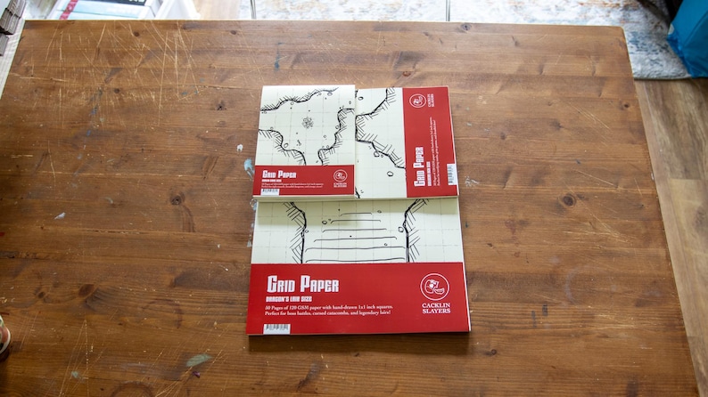 Dnd Battle Map Paper | 1-inch Grid, RPG Accessories - Etsy Australia