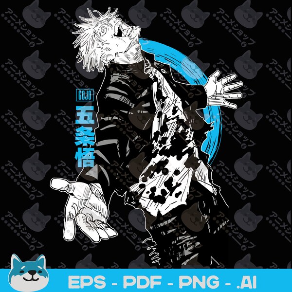 Gojo Satoru Png - Etsy