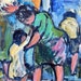 Kenneth Baker (1921-1996) Mid Century Original Framed Painting / Oil on ...