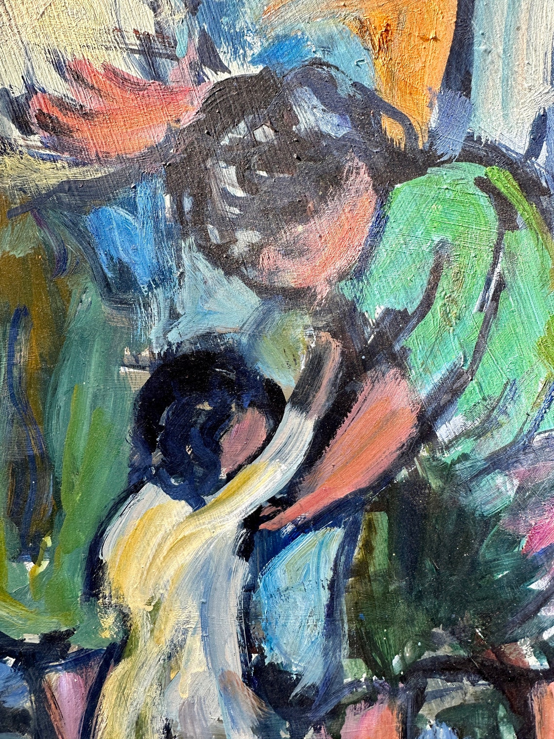 Kenneth Baker (1921-1996) Mid Century Original Framed Painting / Oil on ...