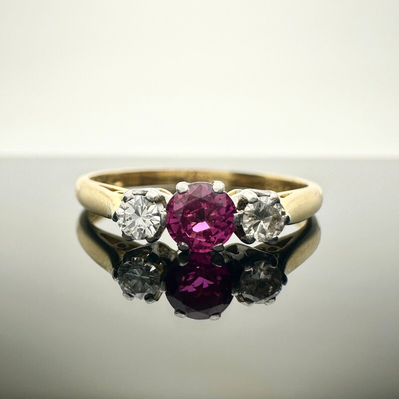 Art Deco Ruby Ring - Etsy