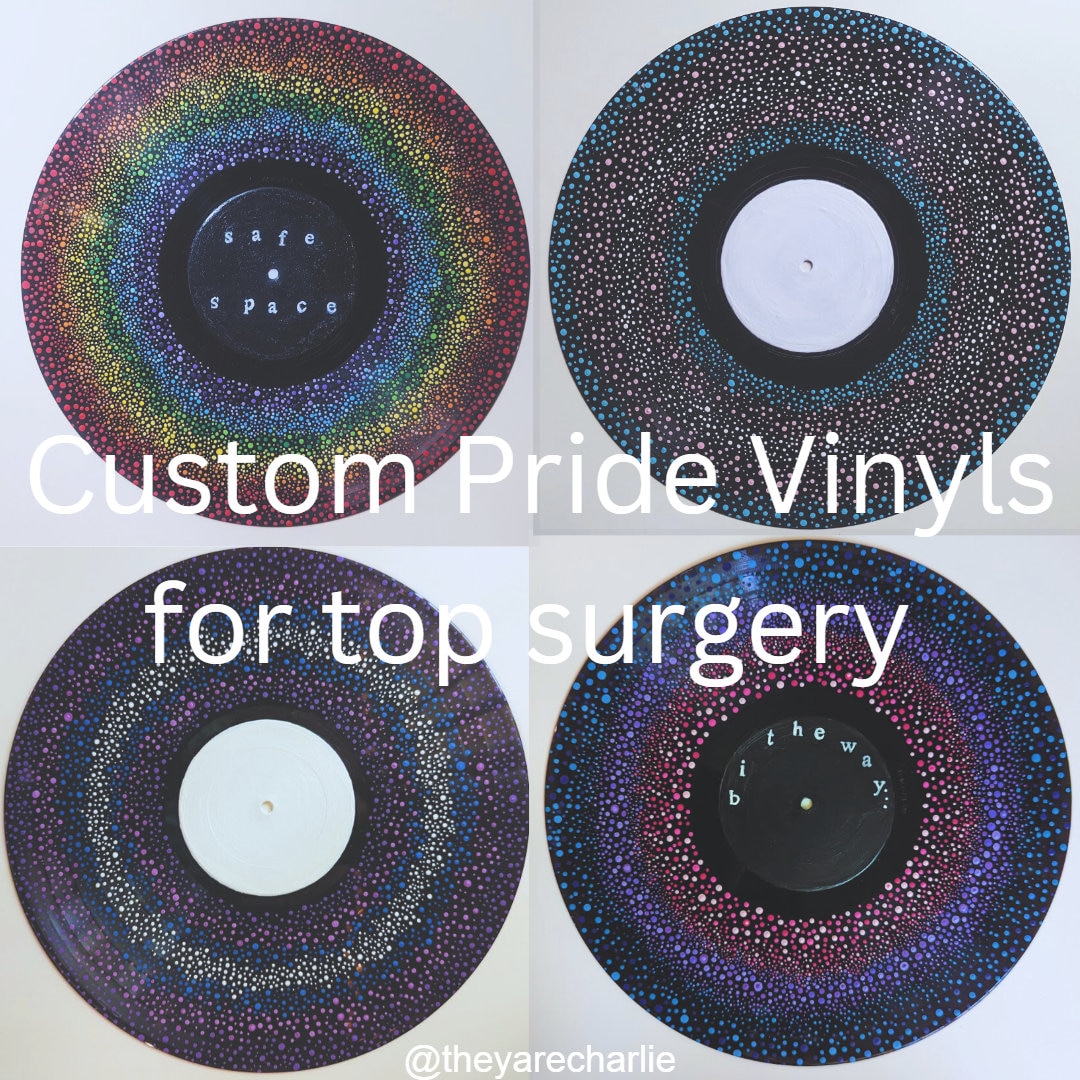 LGBTQ Custom Painted Vinyls - Etsy