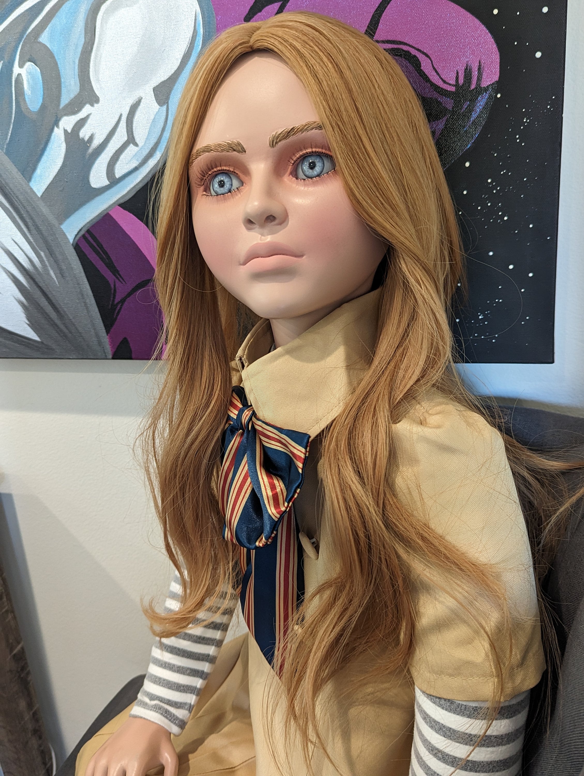 M3gan Megan life size replica poseable doll - Etsy België