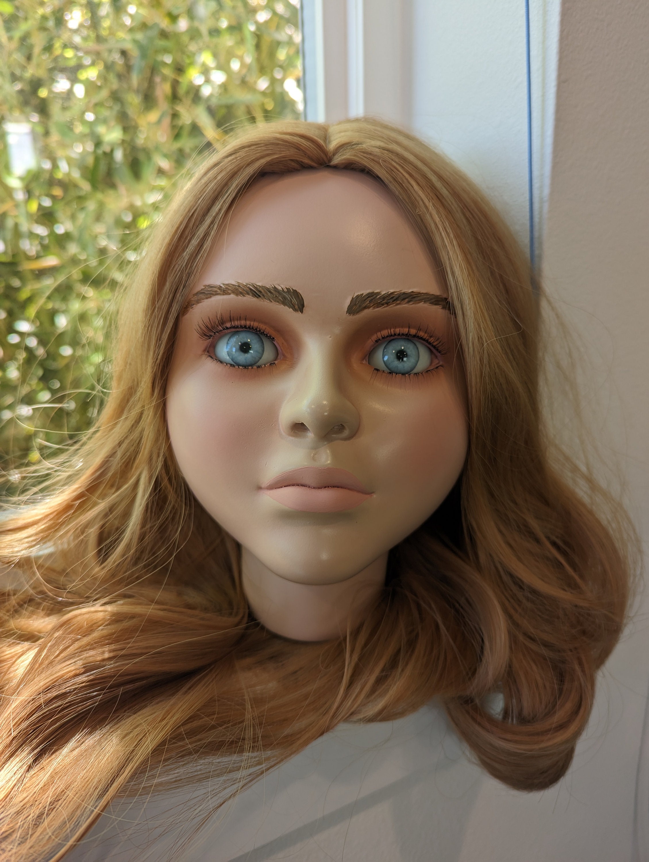M3gan Megan Life Size Replica Head Only Etsy Uk